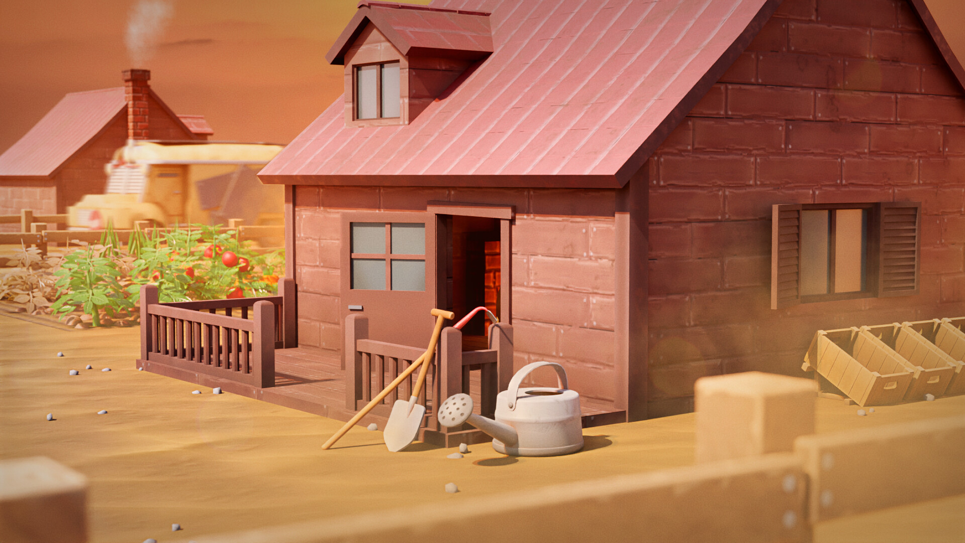 ArtStation - Stylized farm