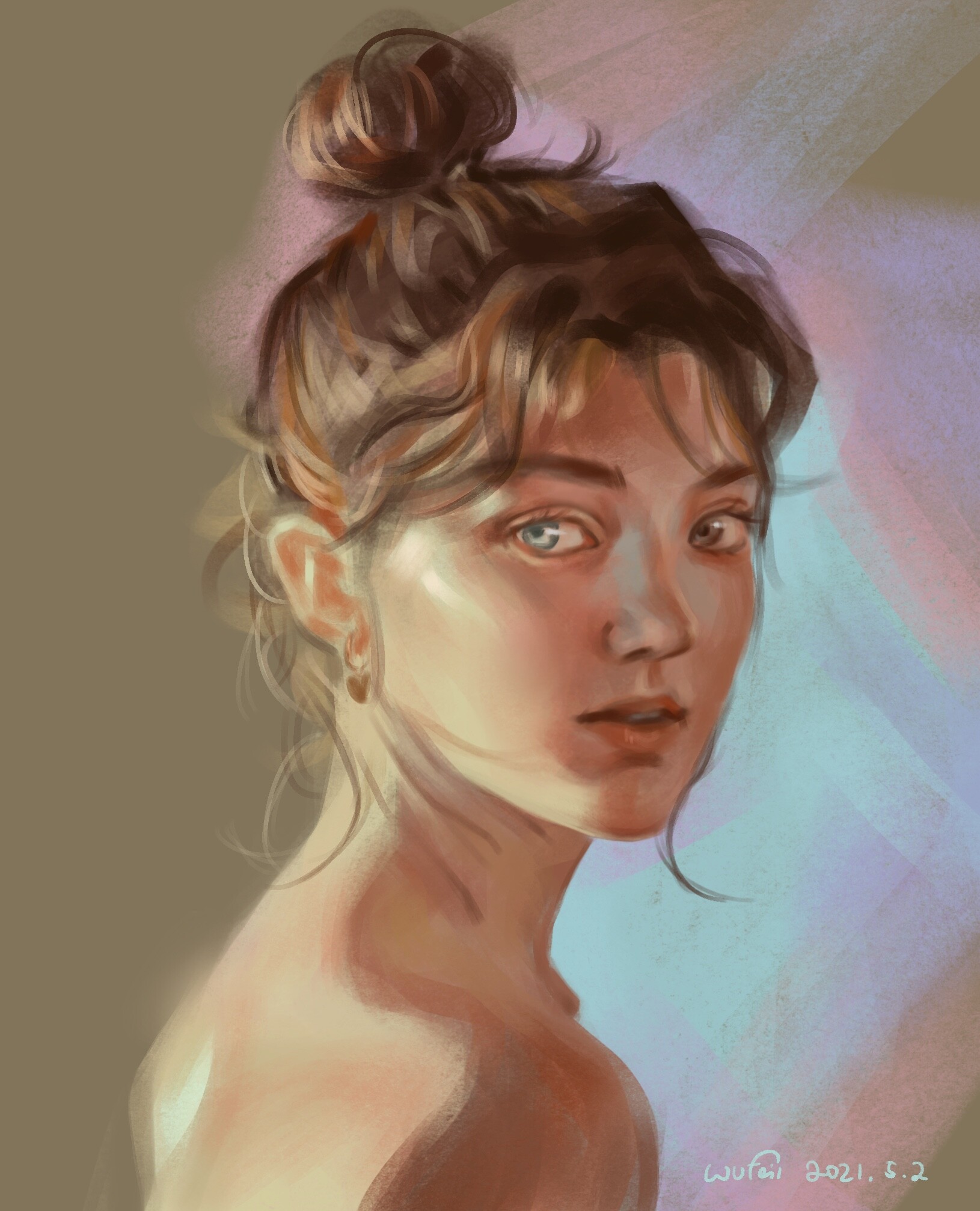 ArtStation - portrait study