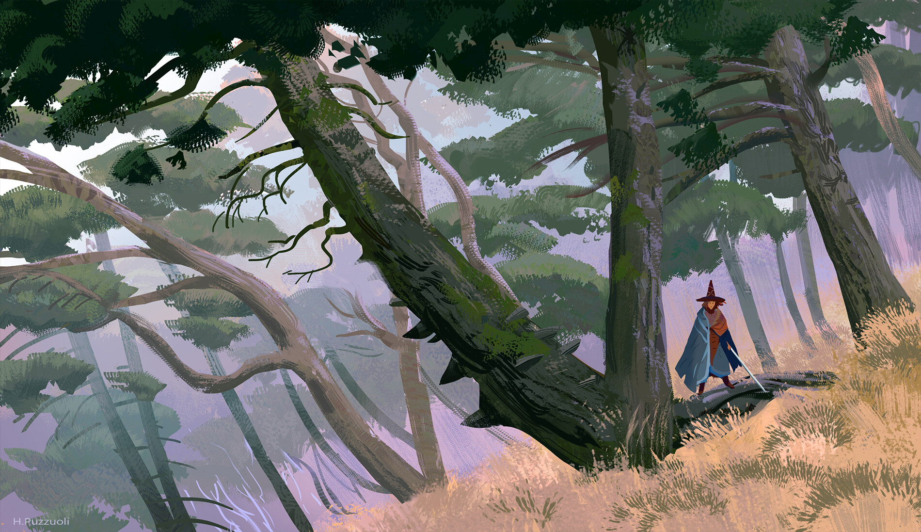 ArtStation - Pine Forest