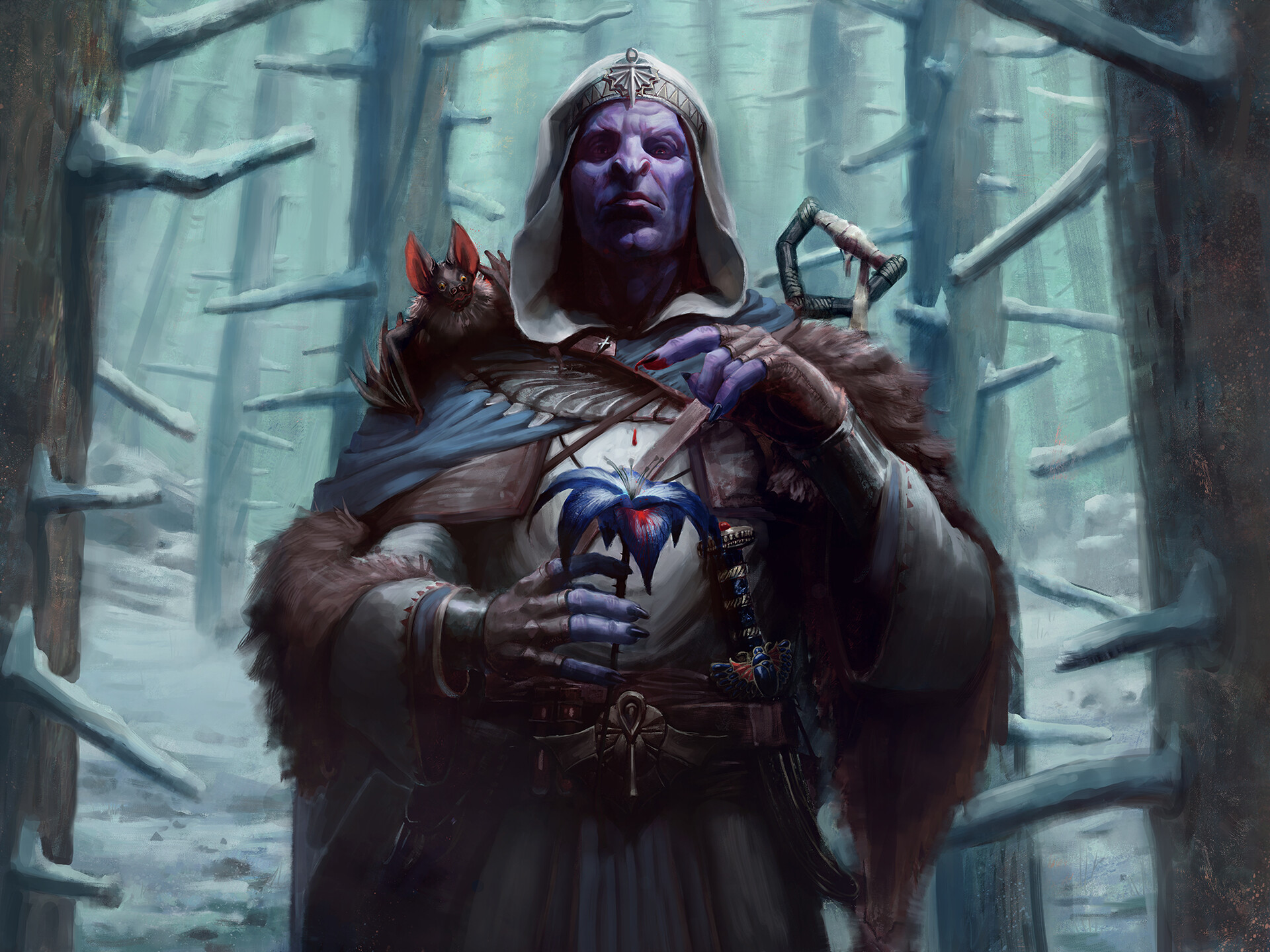 ArtStation - Asar - Vedalken Hemomancer