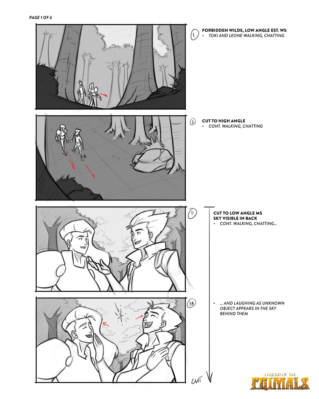 Benjamin Arnold (Ben Arnold Art) - Legend of the Primals - Storyboard ...