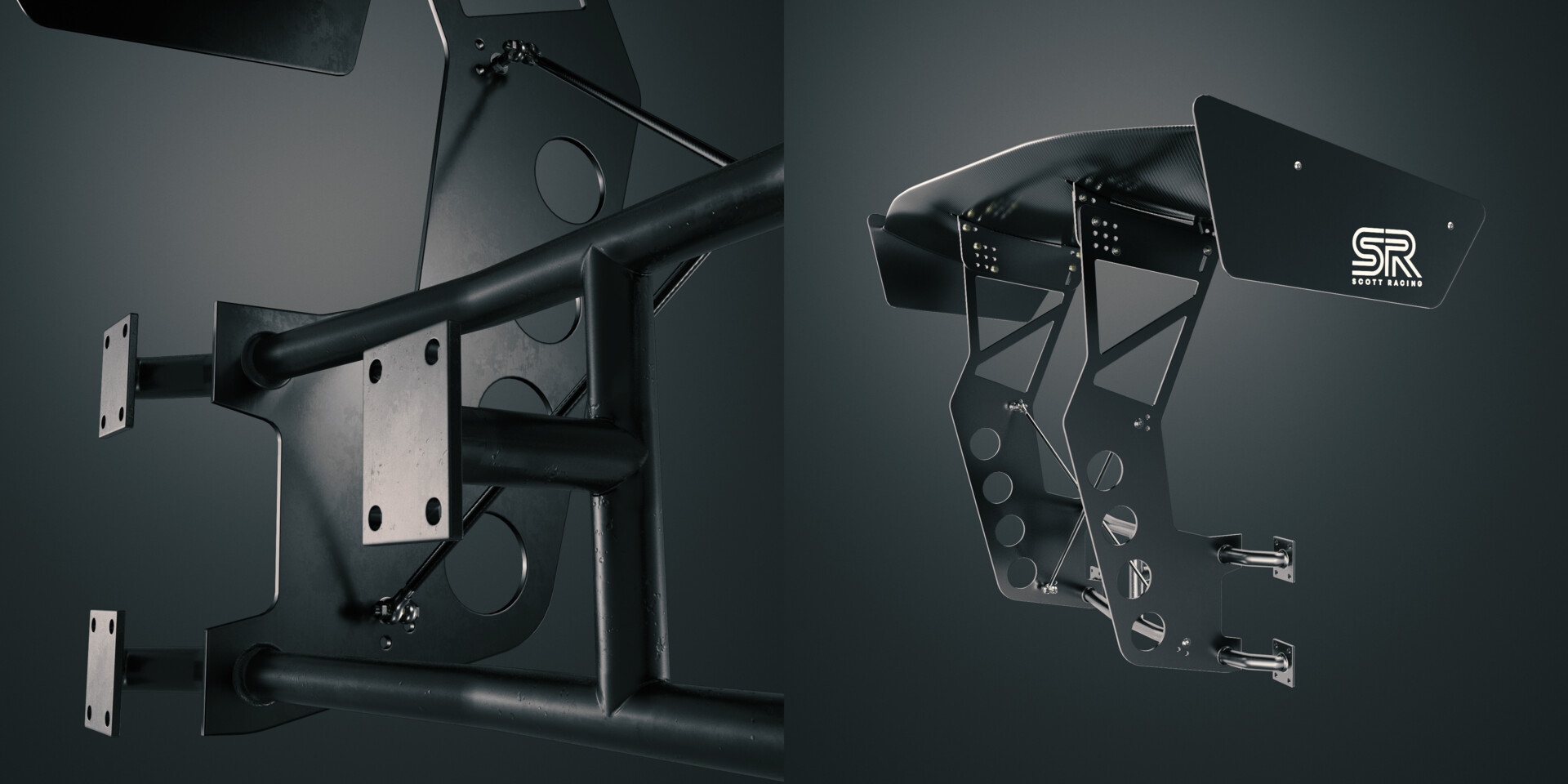 P J Scott Artist - Chassis Mounted Rear Wing