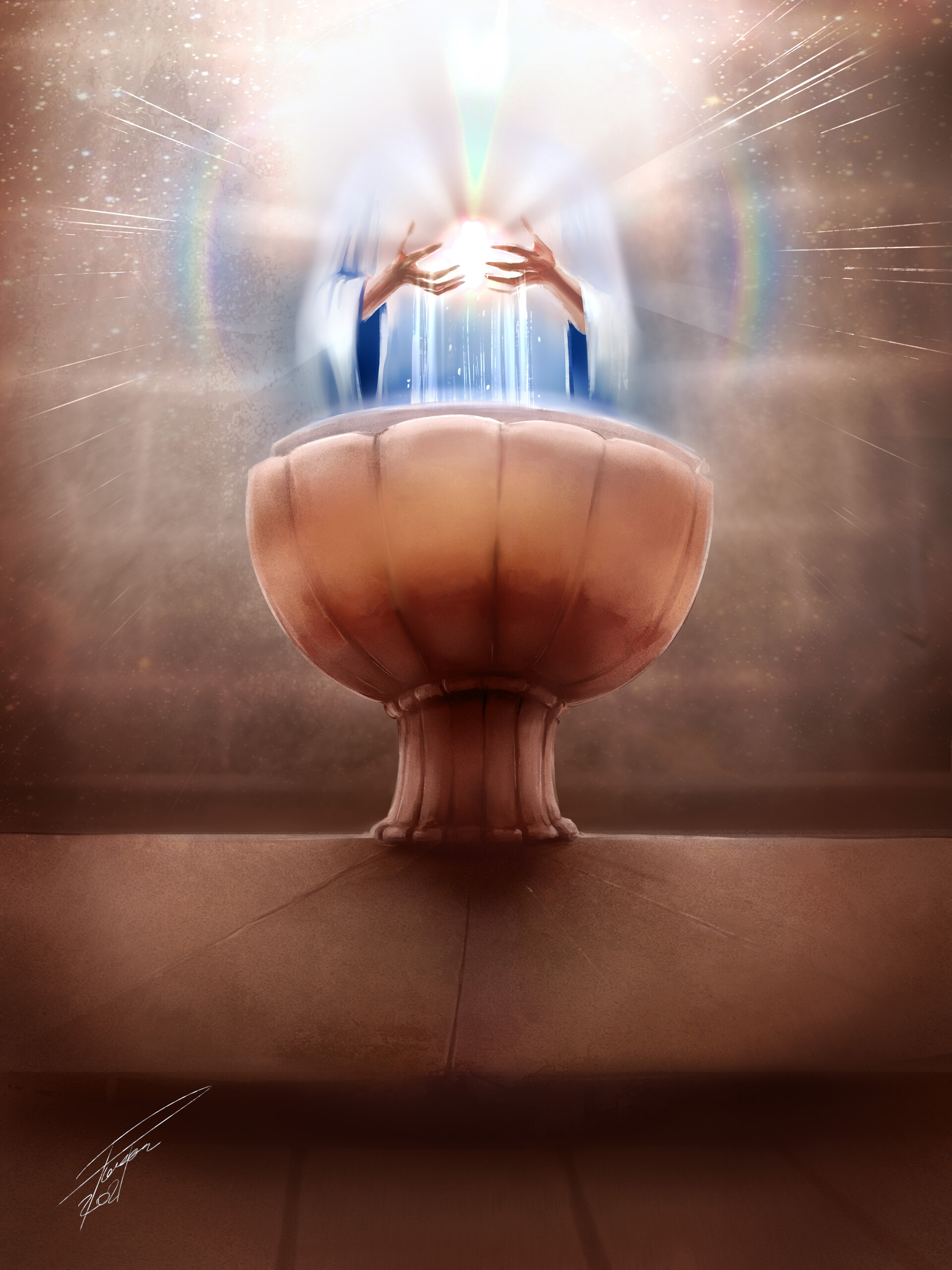 ArtStation - Pila bautismal