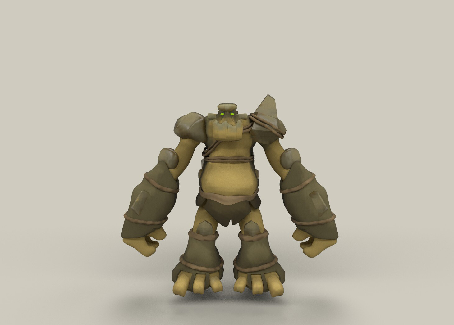 ArtStation - Rock Monster