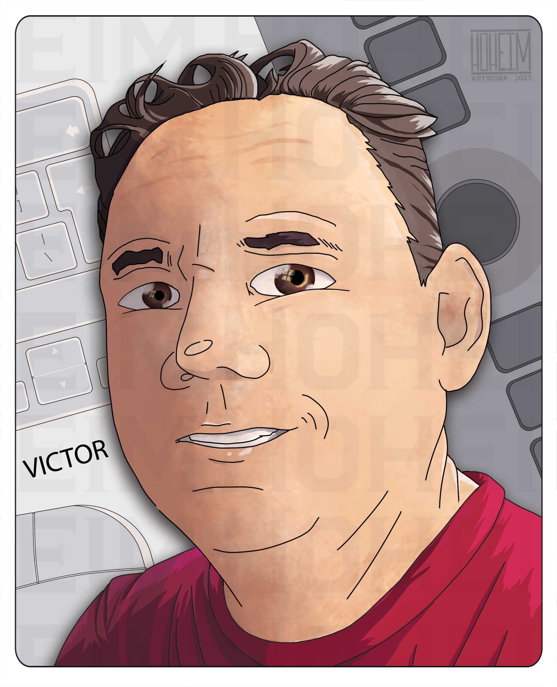 ArtStation - 2D Digital Artwork - Character 2021 - Xmas Victor