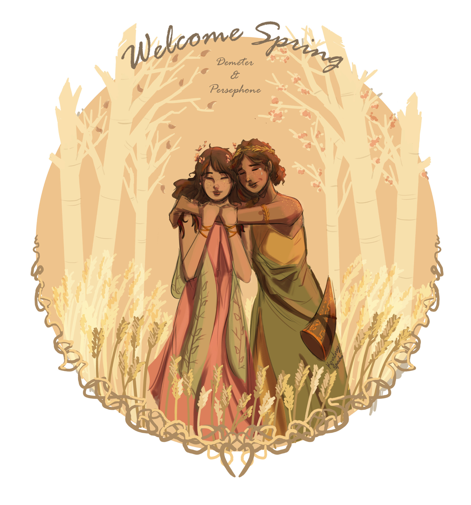 ArtStation - Demeter and Persephone