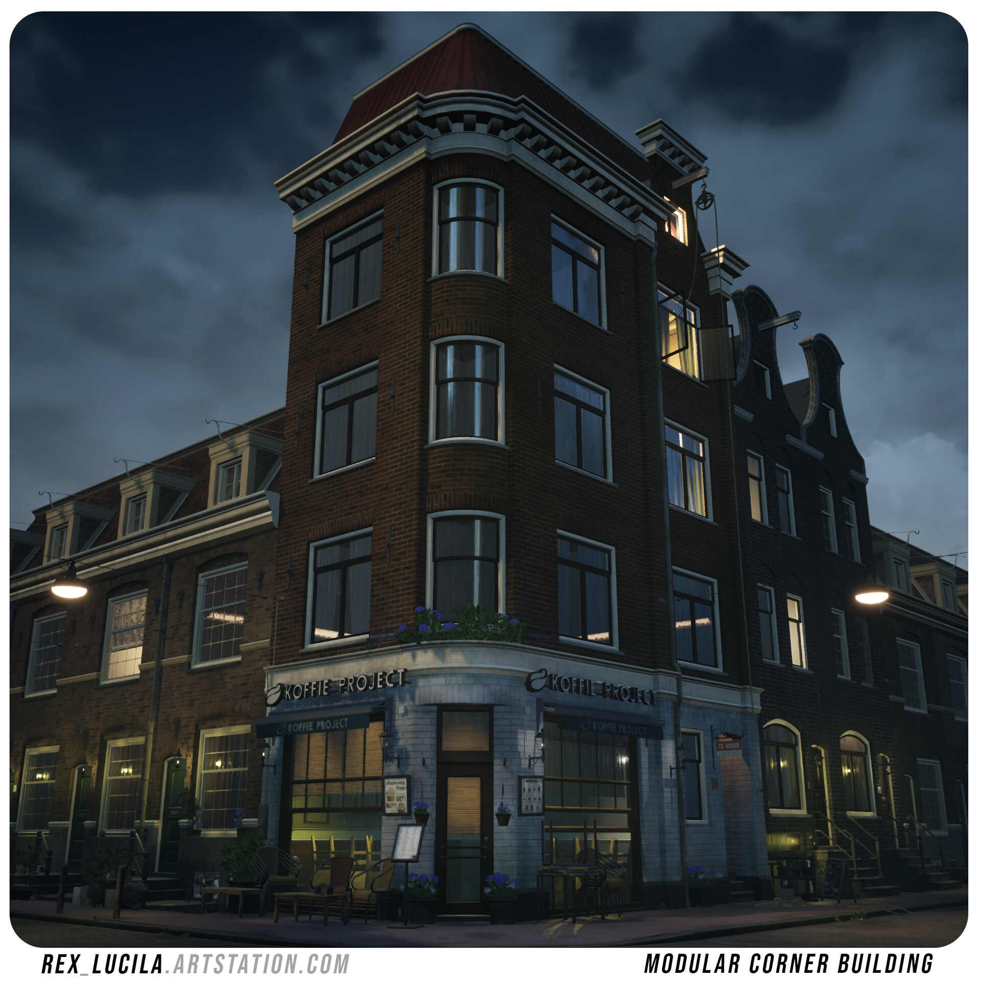 Rex Lucila - Modular Corner Building - Amsterdam