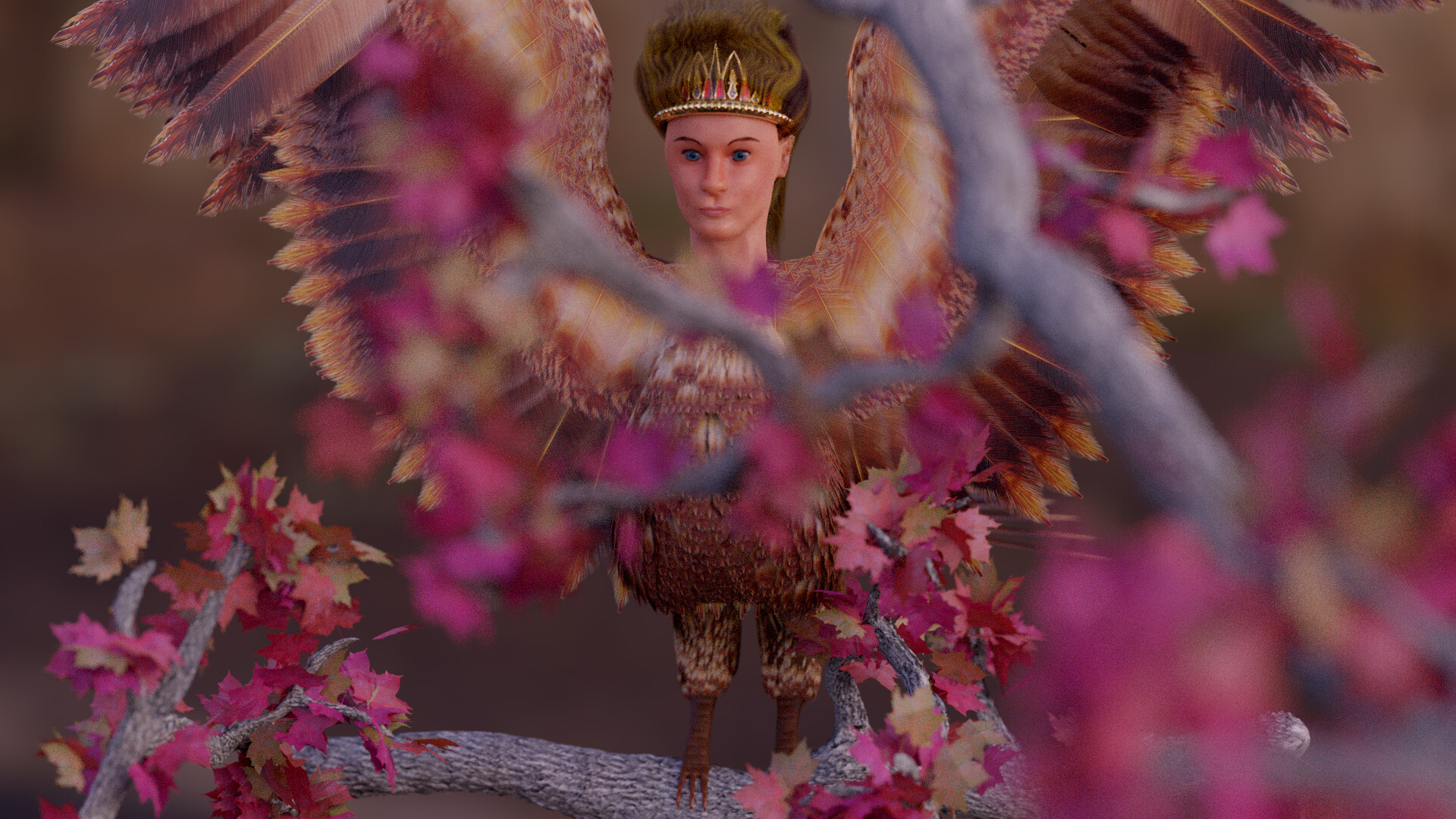 ArtStation - Sirin in the sun