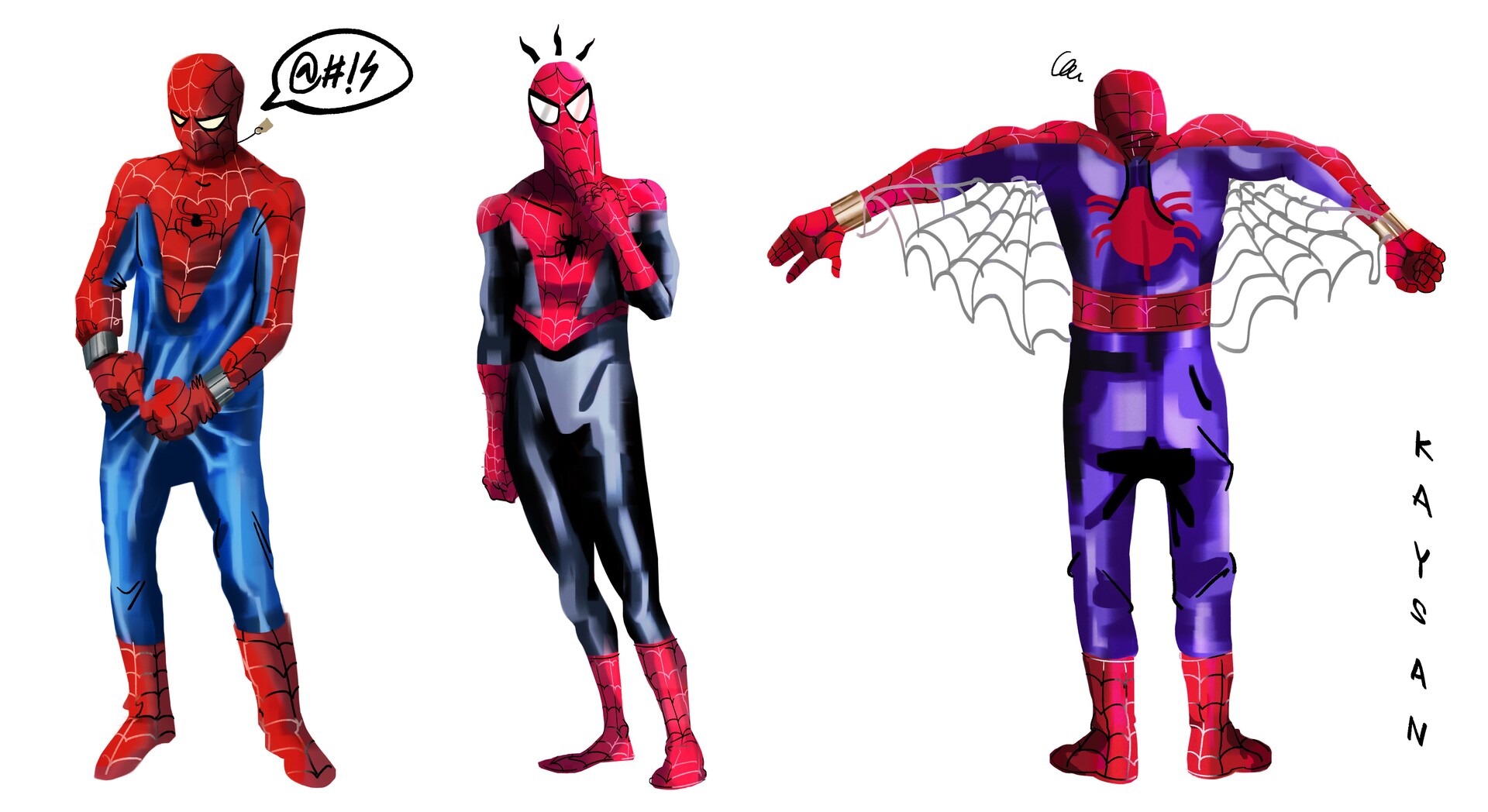 ArtStation - Spider man Redesigns.