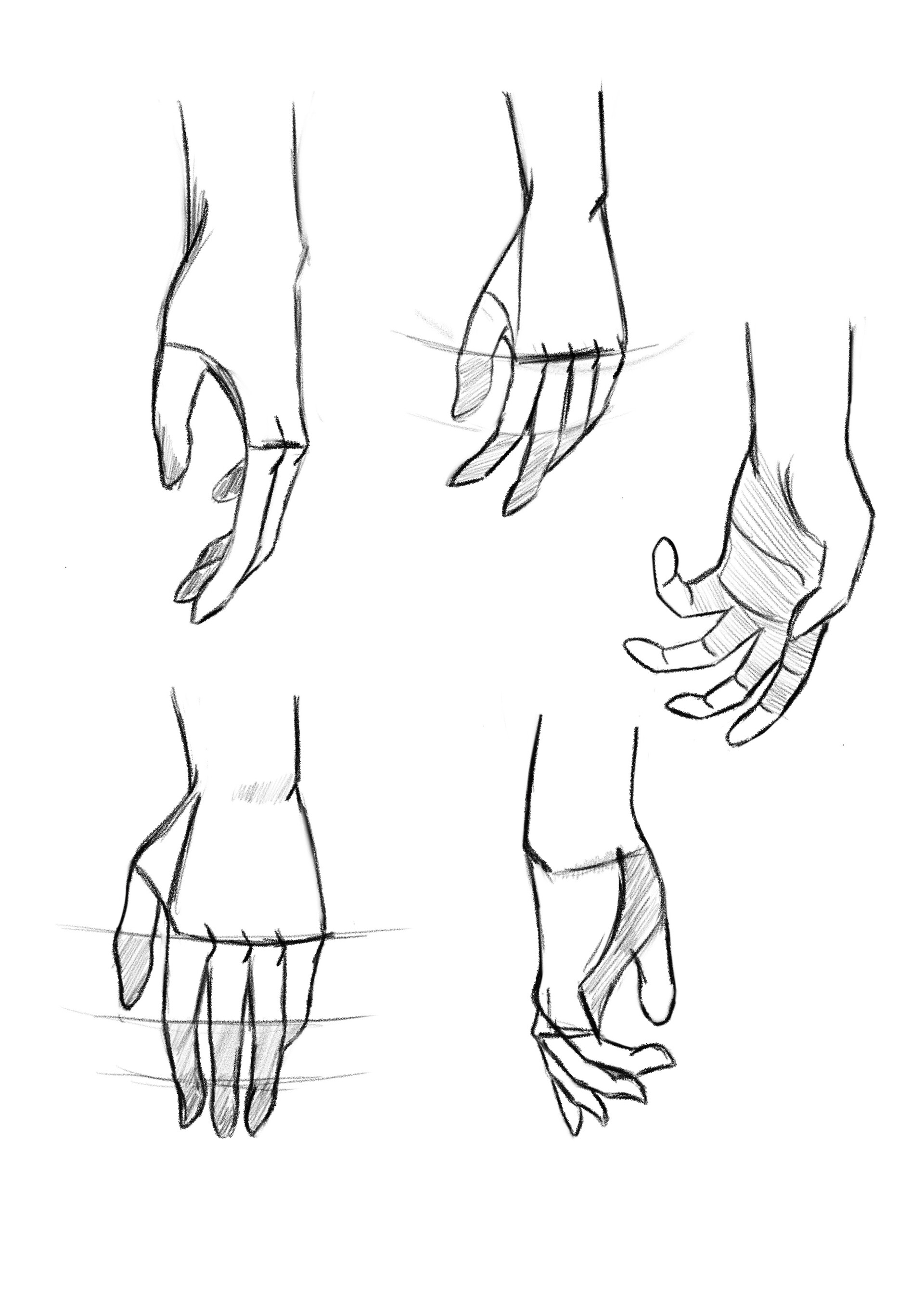 ArtStation - Hand drawing practice