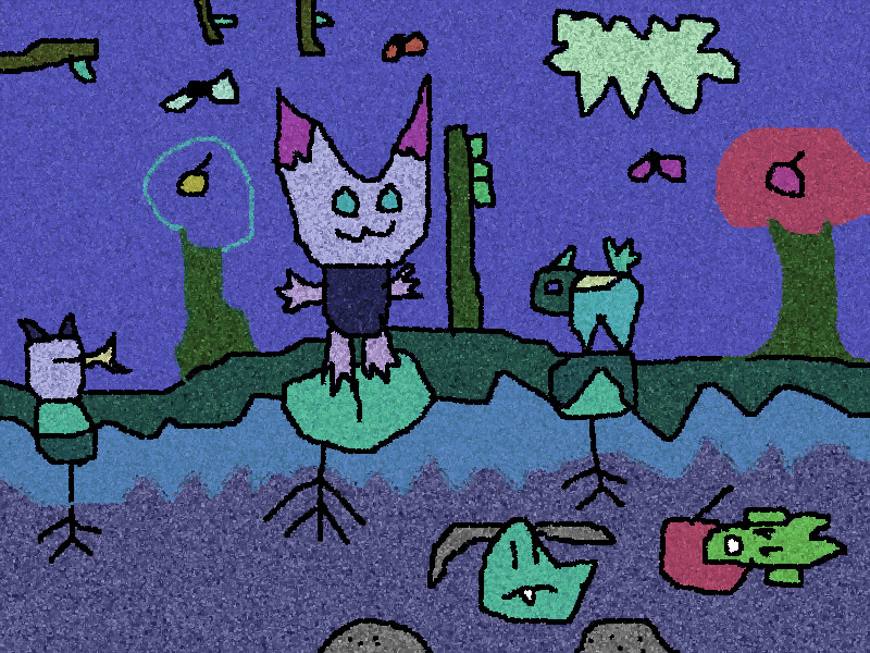 ArtStation - lilypad planet