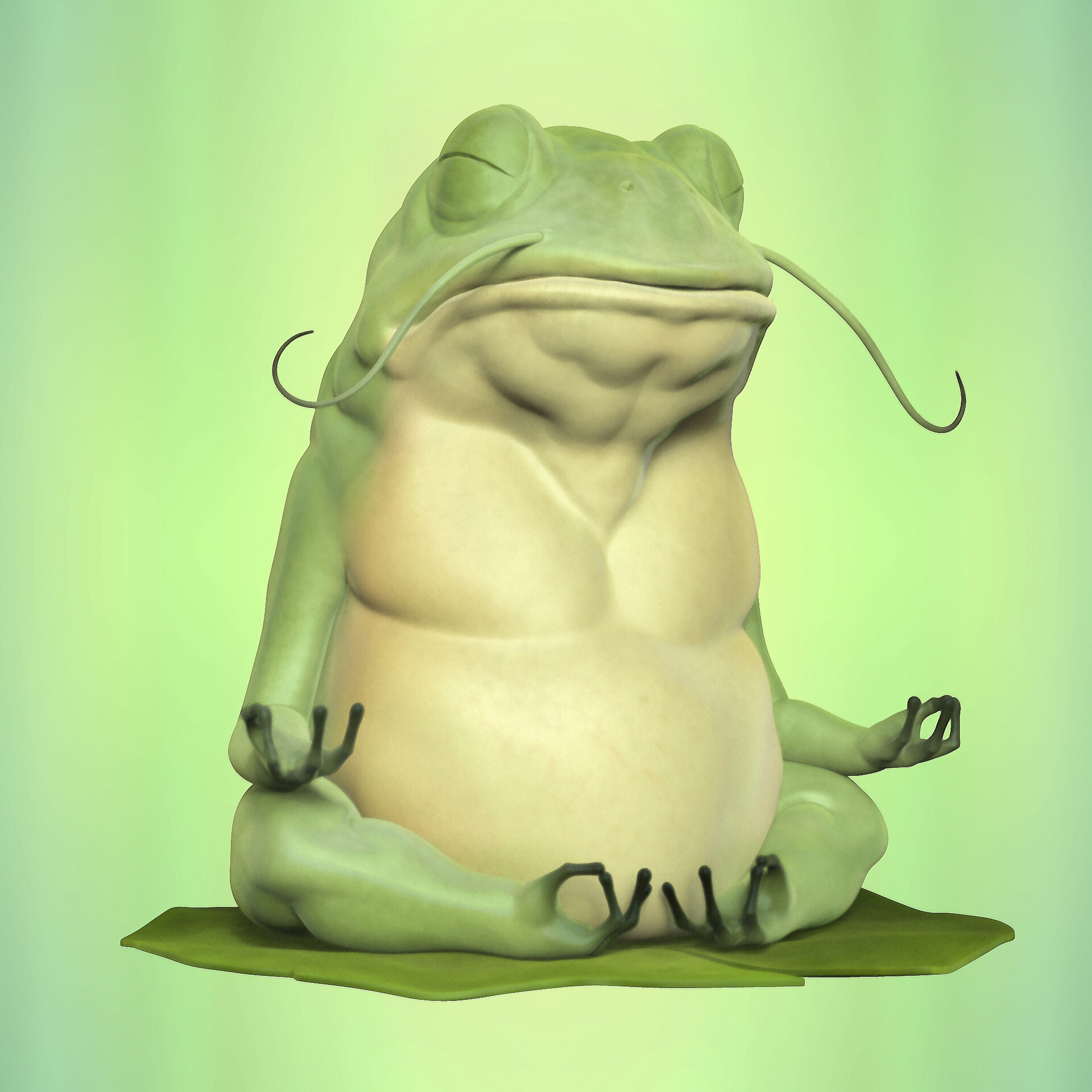 ArtStation - Zen Frog