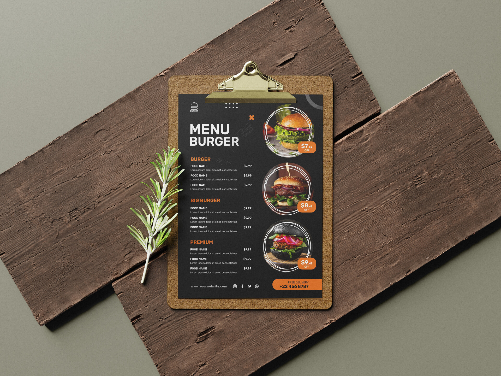 ArtStation - menu design