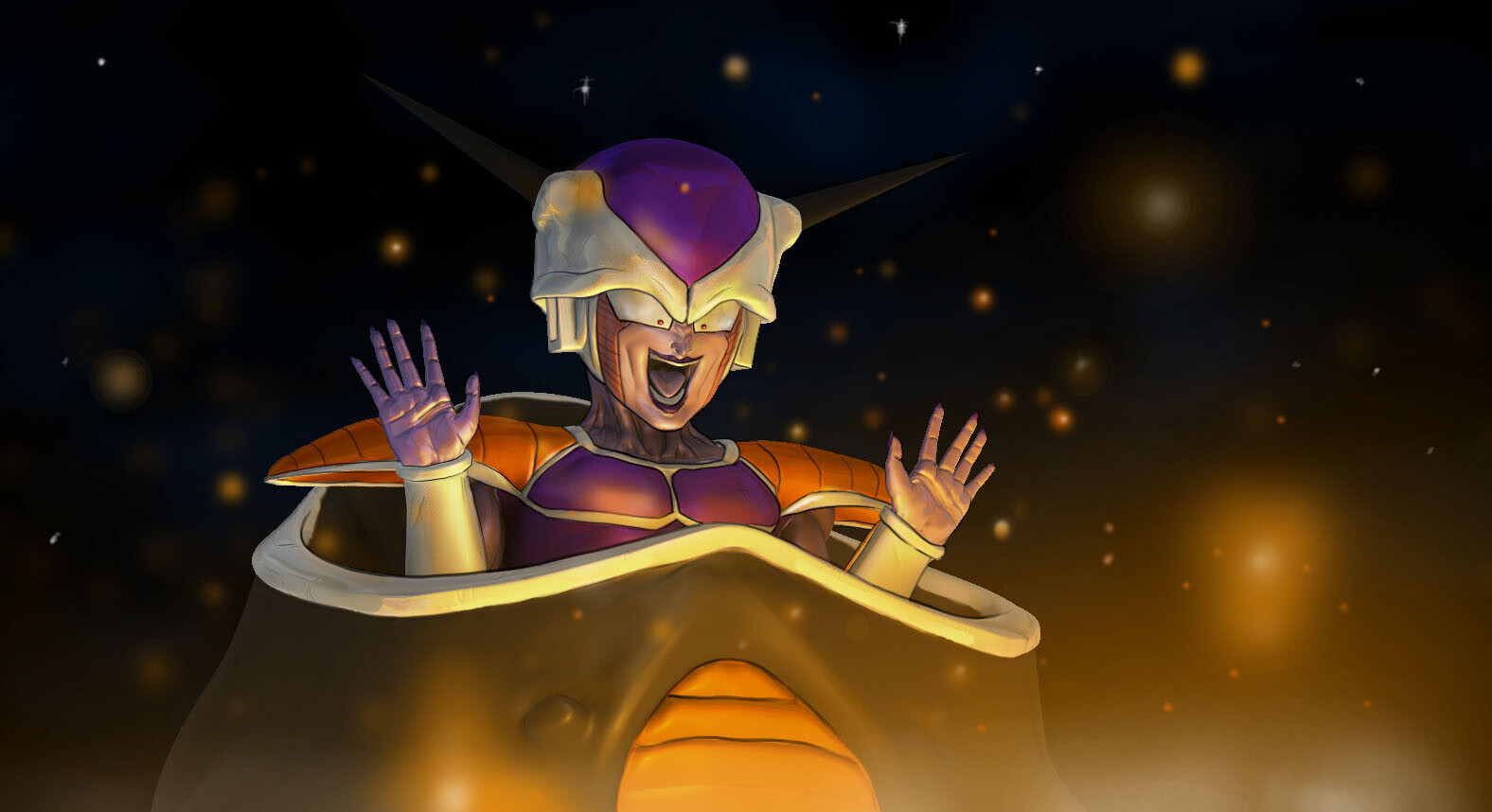 ArtStation - DB VILLAN #1 -FRIEZA ( Happy new year! )