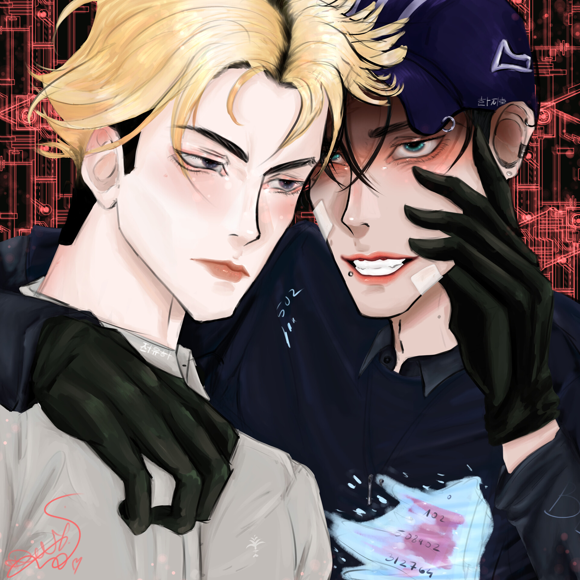 ArtStation - Jeon Yooha & Han Jiho - AU characters