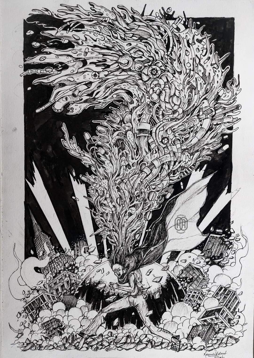 ArtStation - Tetsuo from Akira (1998)