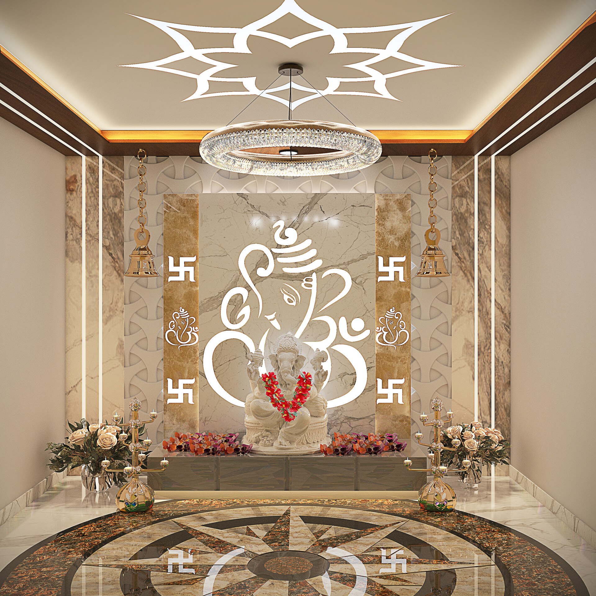 ArtStation - HOUSE MANDIR DESIGN