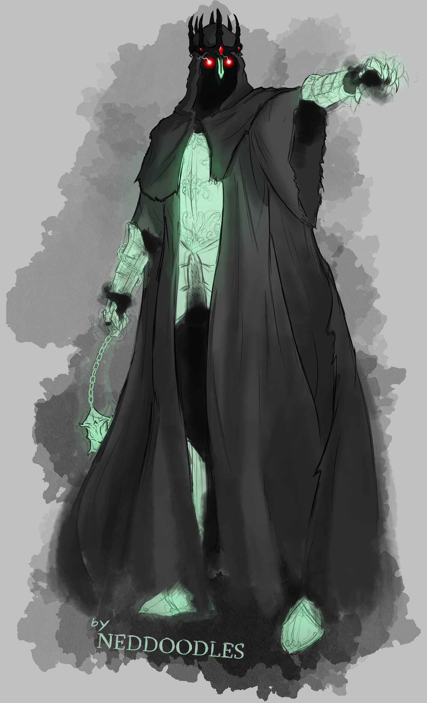 Edoardo Talamini - The King with the Black Crown - Character Artwork