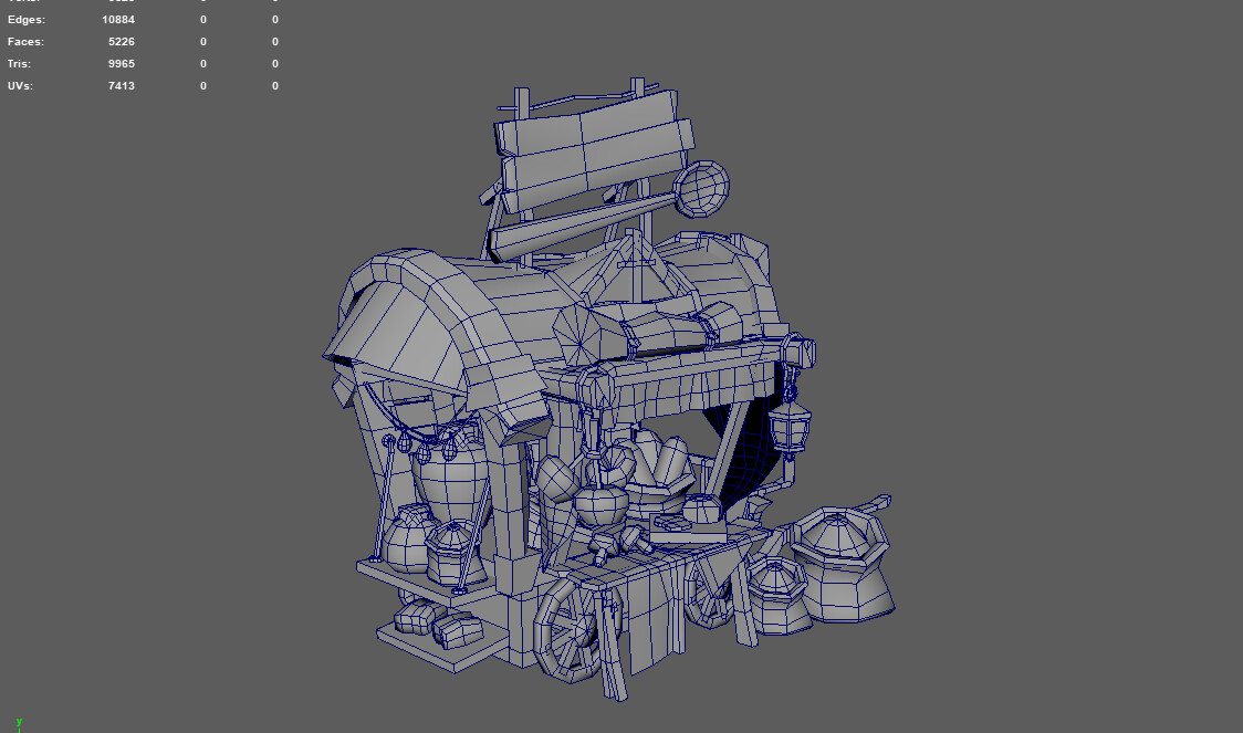 Kemmy Tran - Stylized Traveling Merchant Wagon