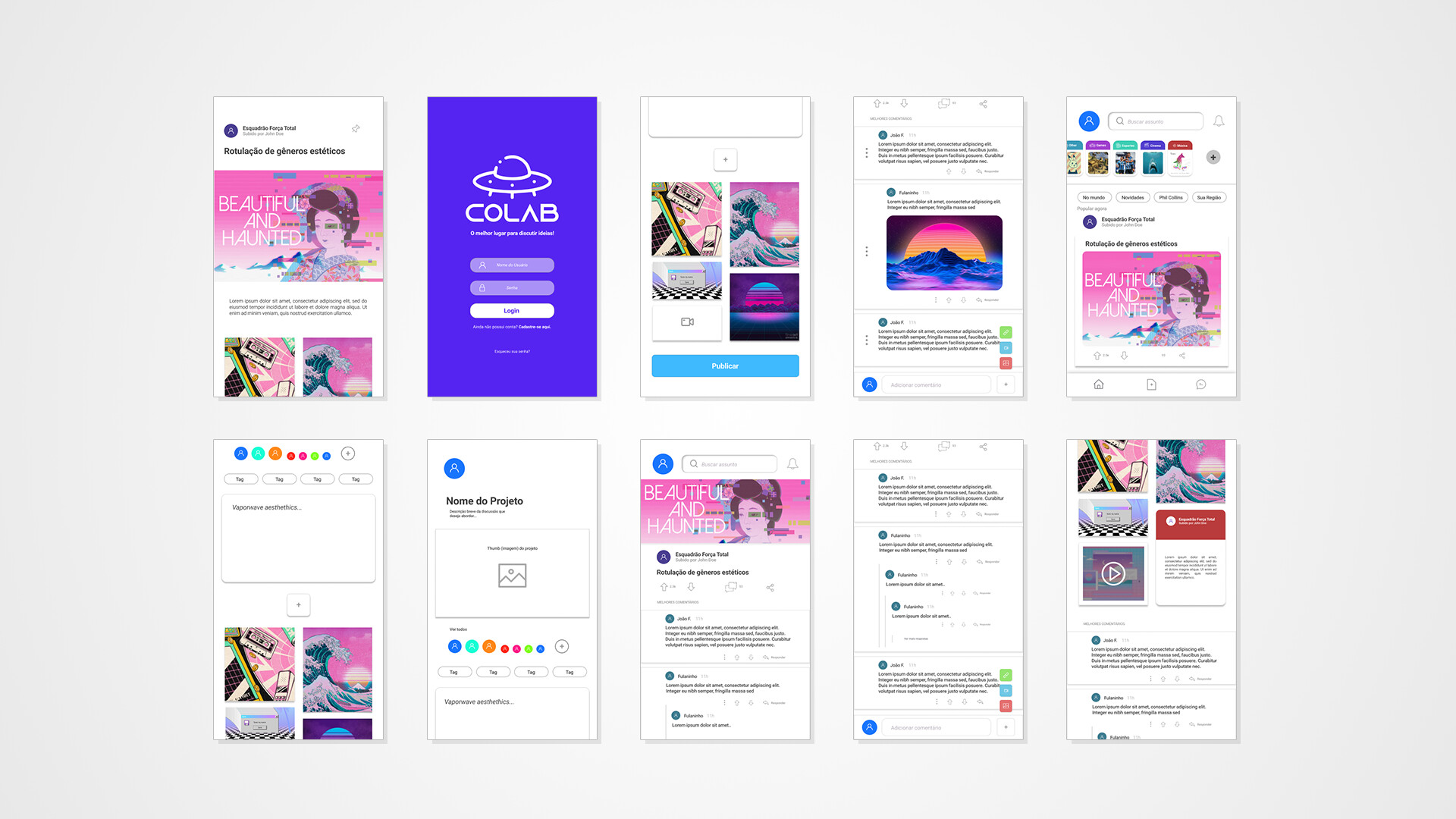 ArtStation - Colab App Interface