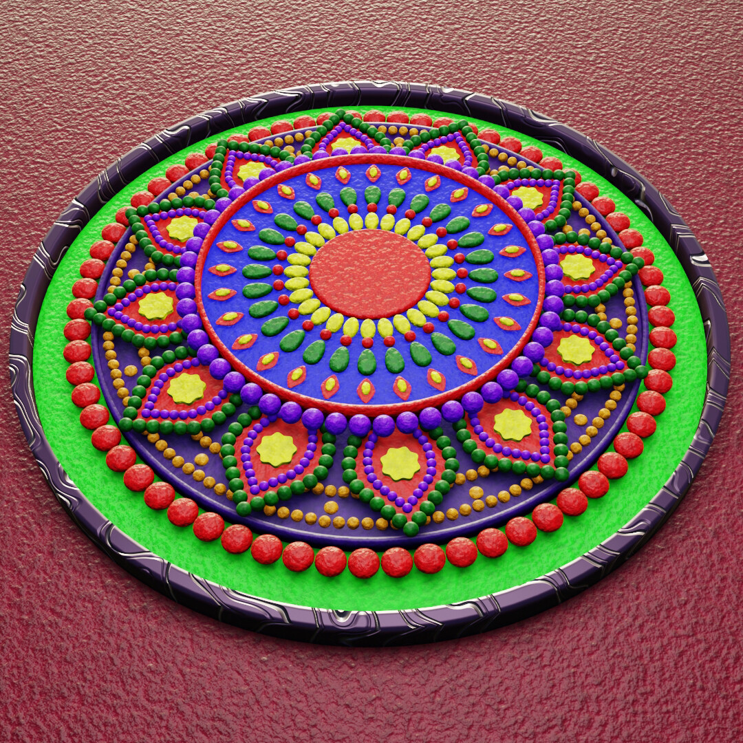 ArtStation - Mandala with geometry Nodes in Blender