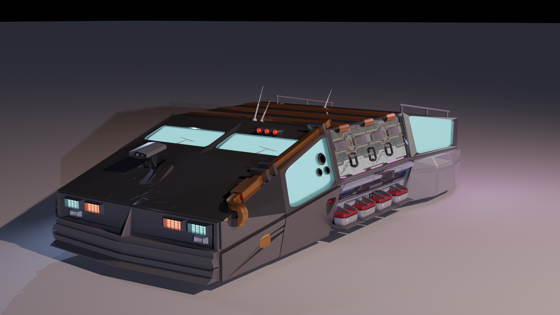 ArtStation - Cyber Police Car