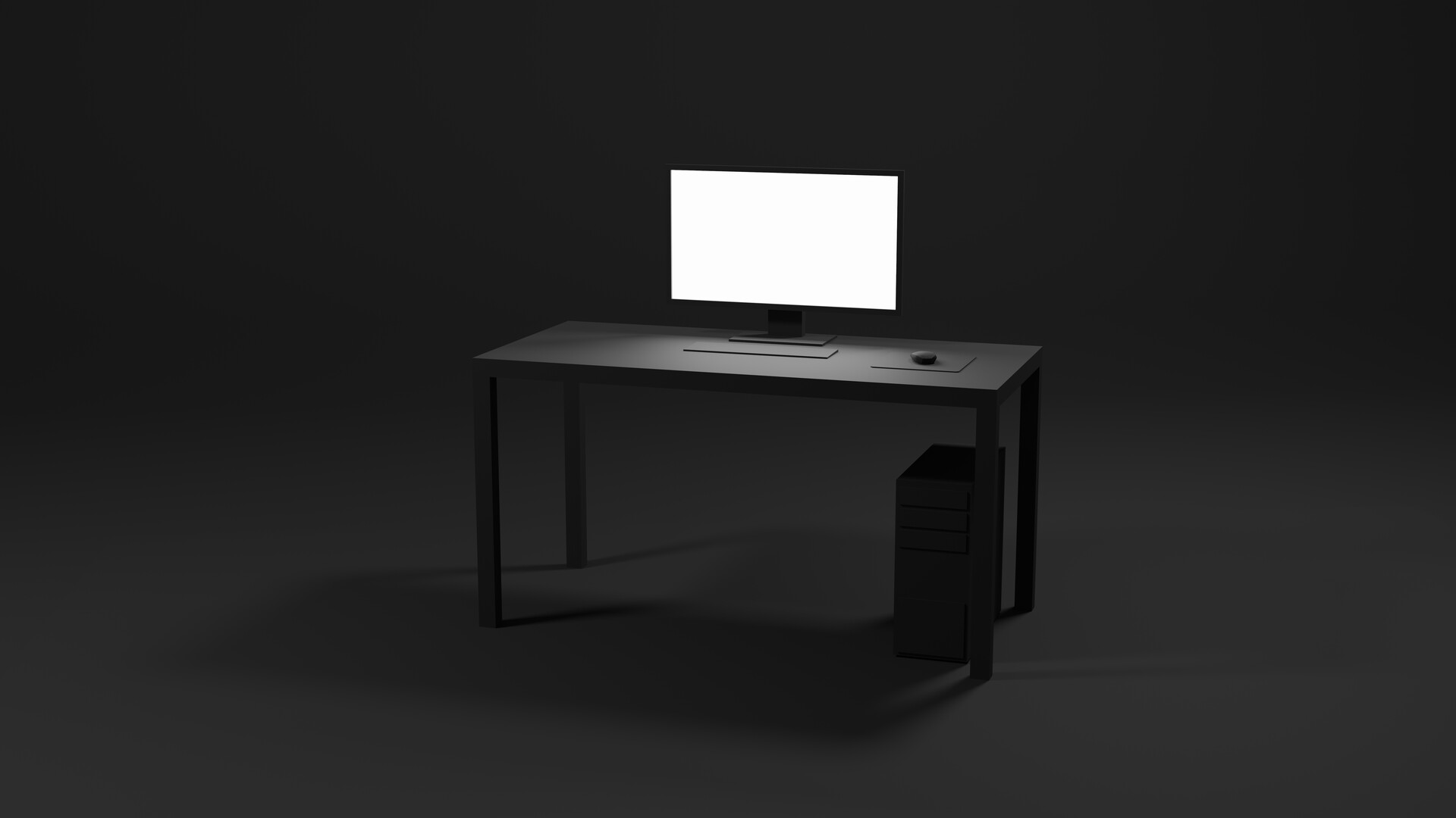 ArtStation - Low poly desk