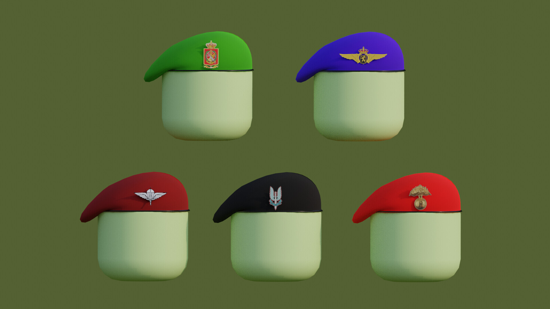 ArtStation - Army Hats for dummies