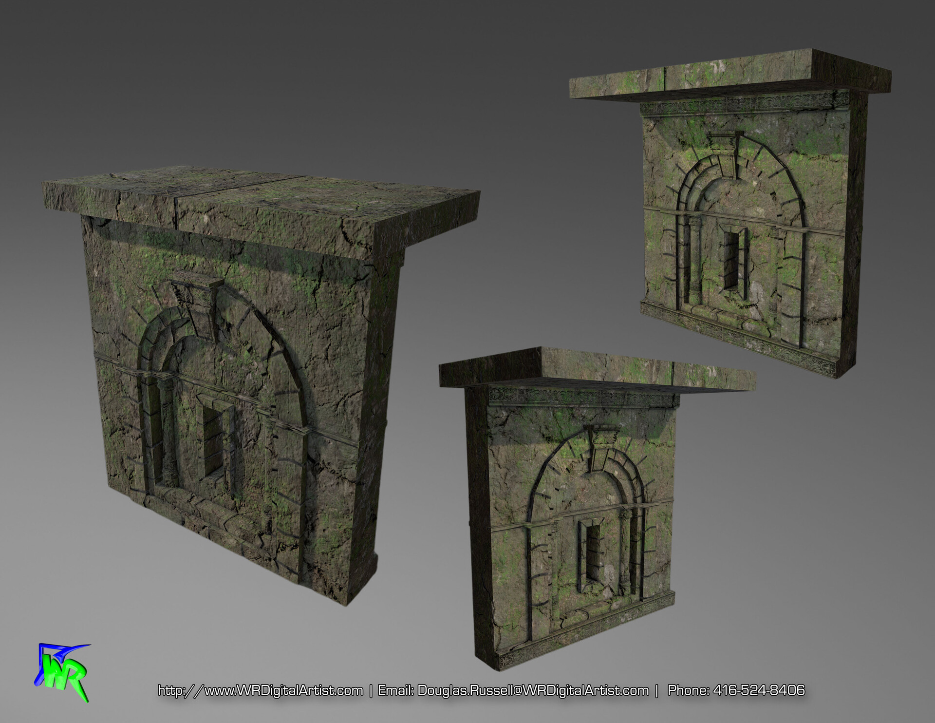 Douglas Russell - Ancient Esoteric Ornate Wall Assets