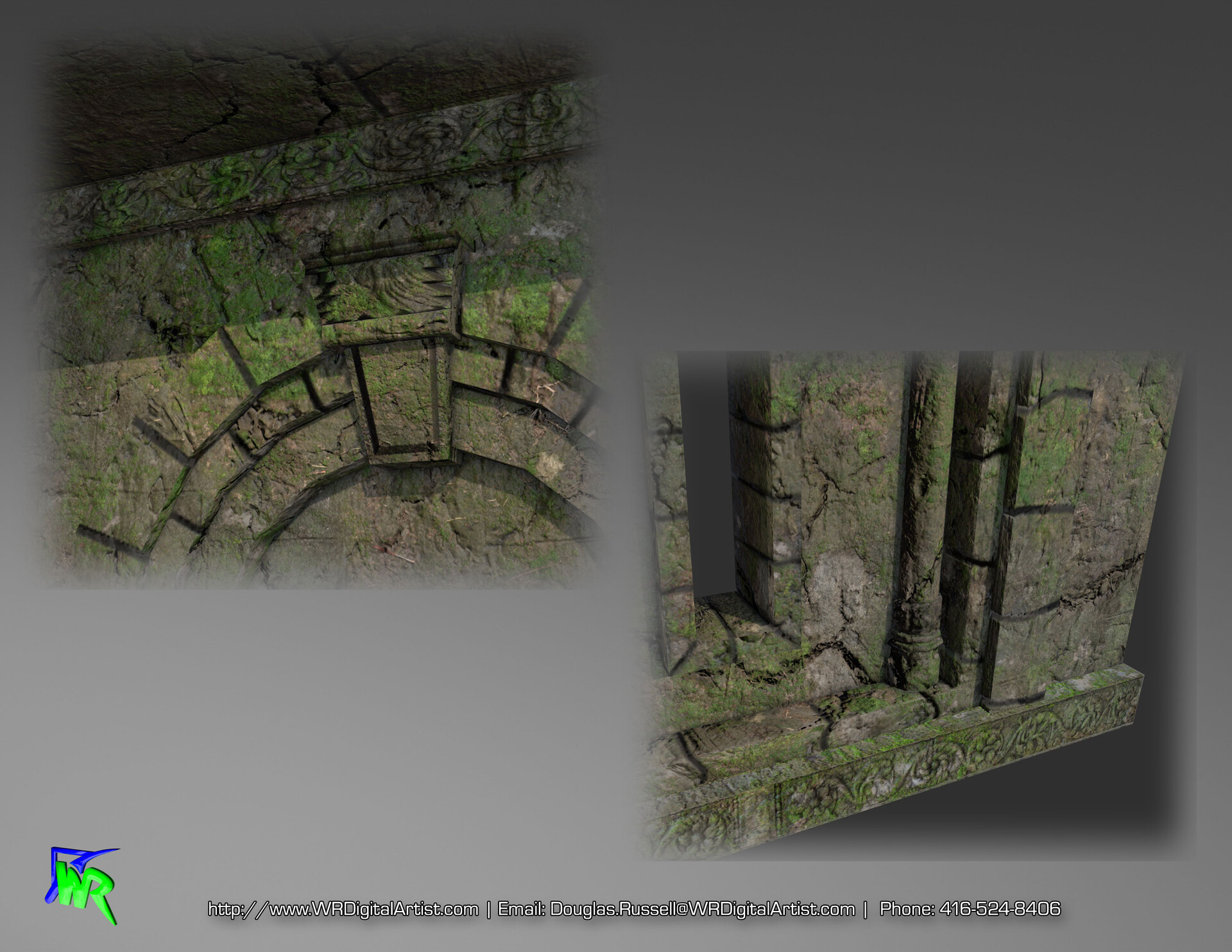 Douglas Russell - Ancient Esoteric Ornate Wall Assets