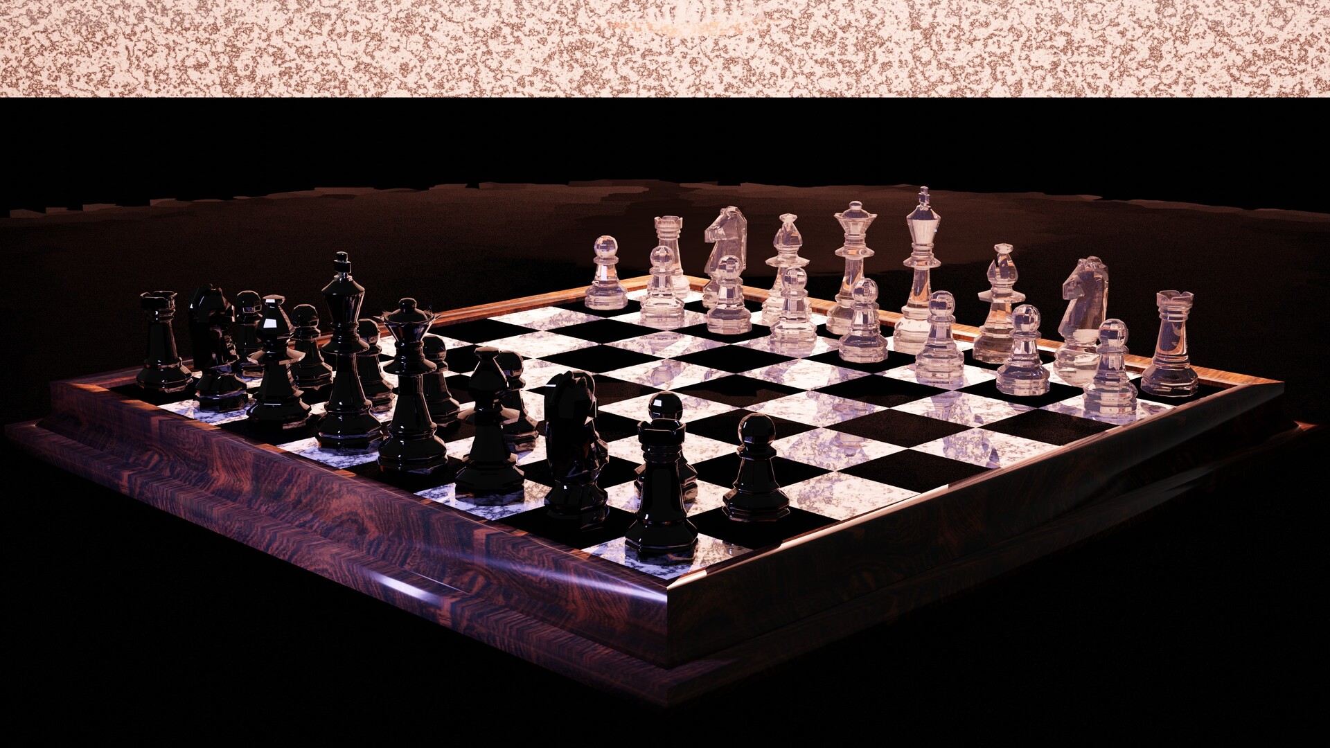 Low poly chess set by Snek — ProUser.Me