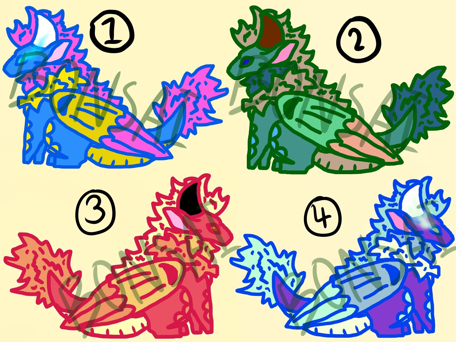 ArtStation - [CLOSED] FREE Dragon Adopts!!!