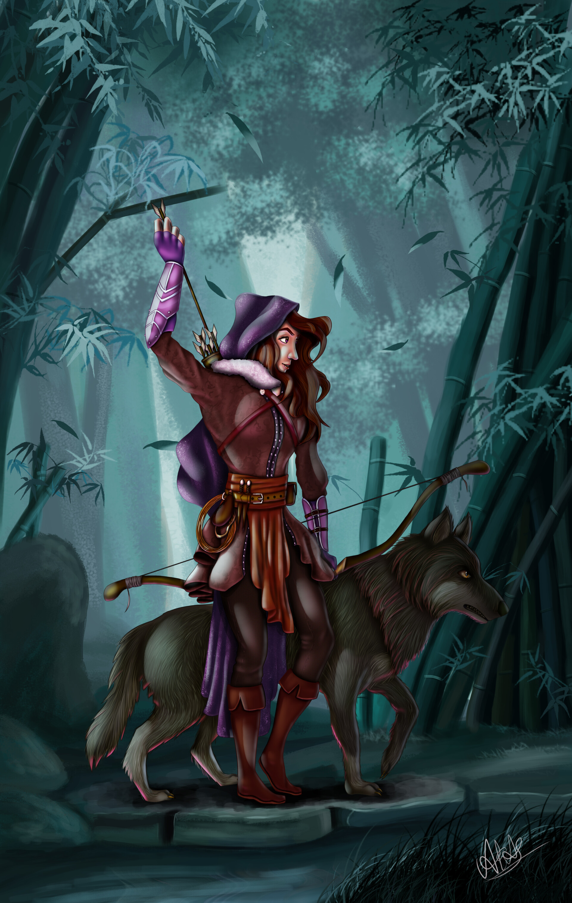 ArtStation - Hunter Lady