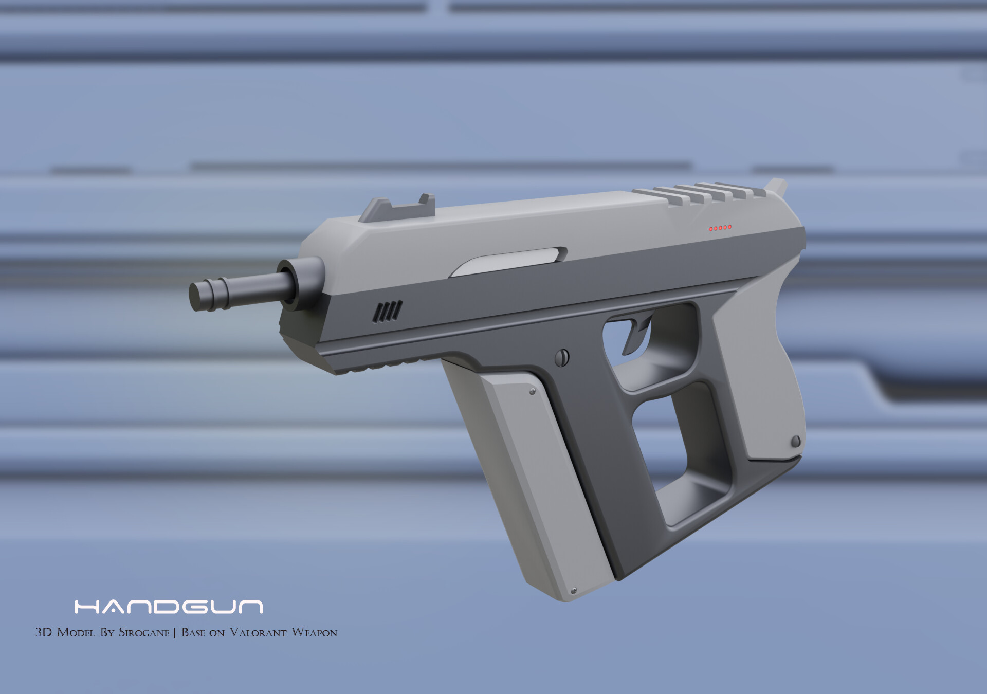 ArtStation - HandGun : Valorant Weapon