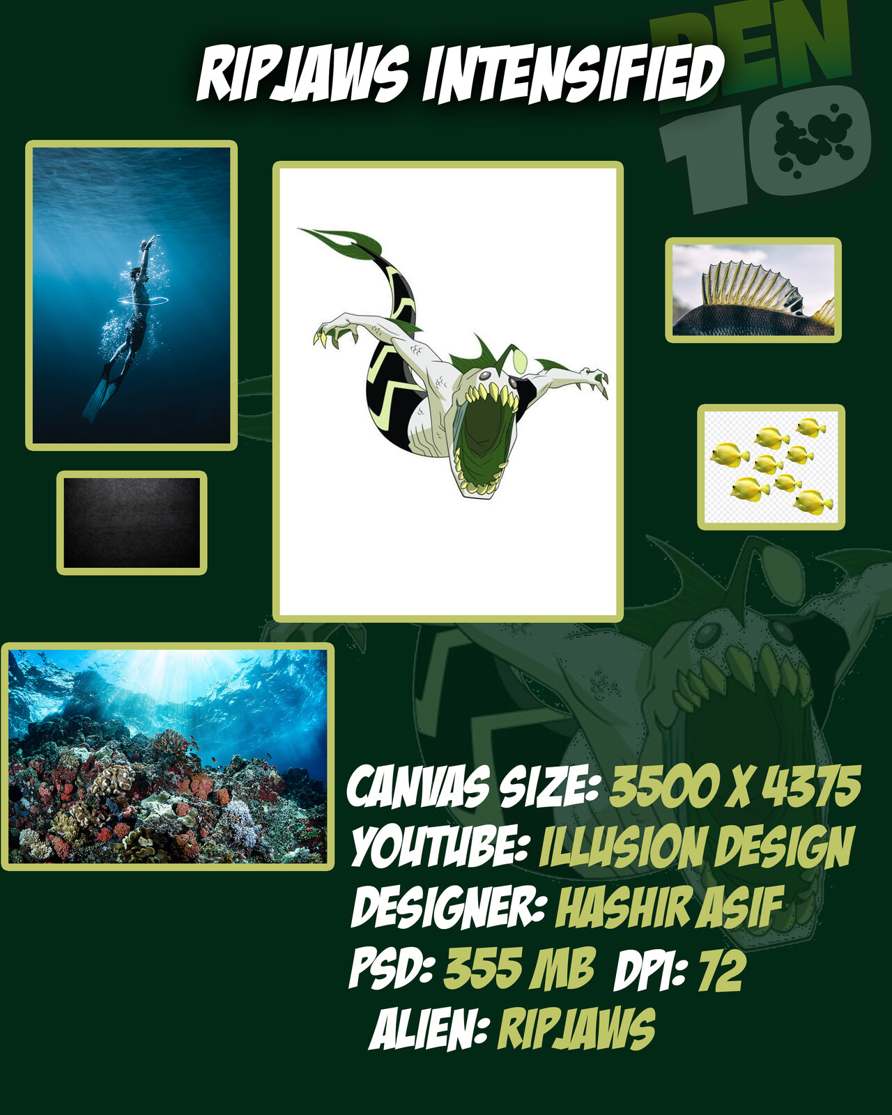 illusion design - RIPJAWS INTENSIFIED S1E4- ARTWORK #4