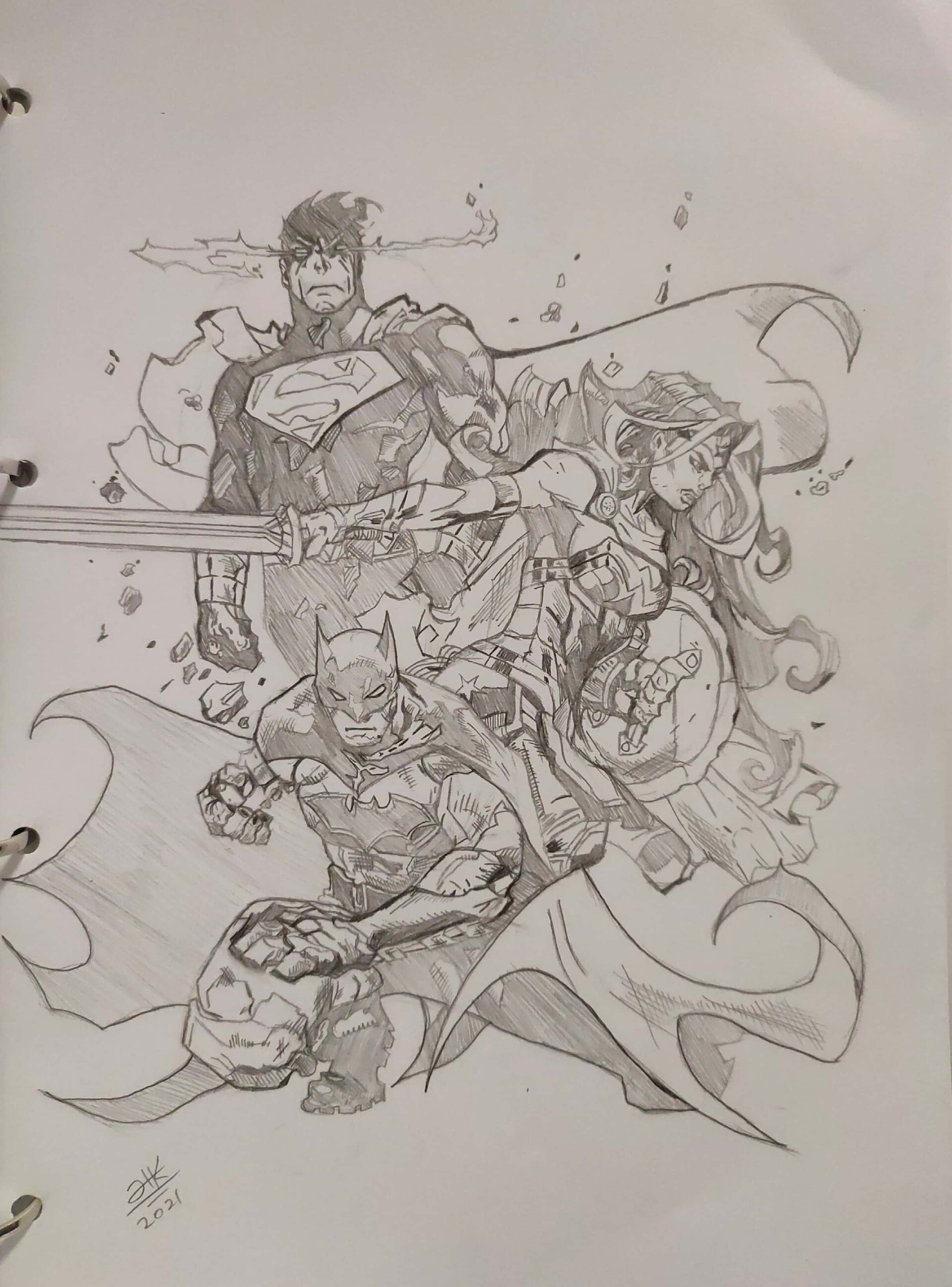 ArtStation - Trinity comic art