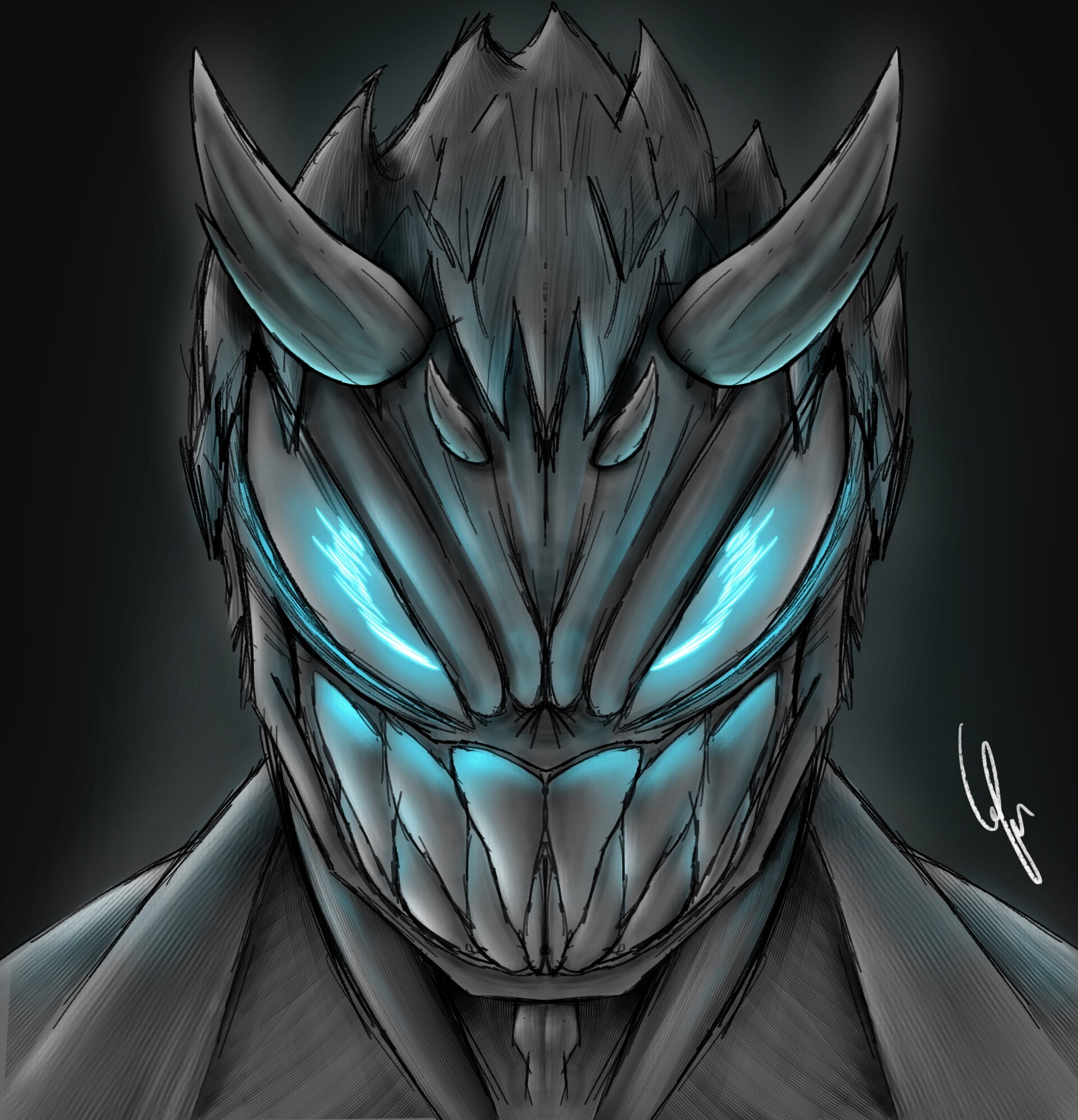 ArtStation - Crazy raged demon