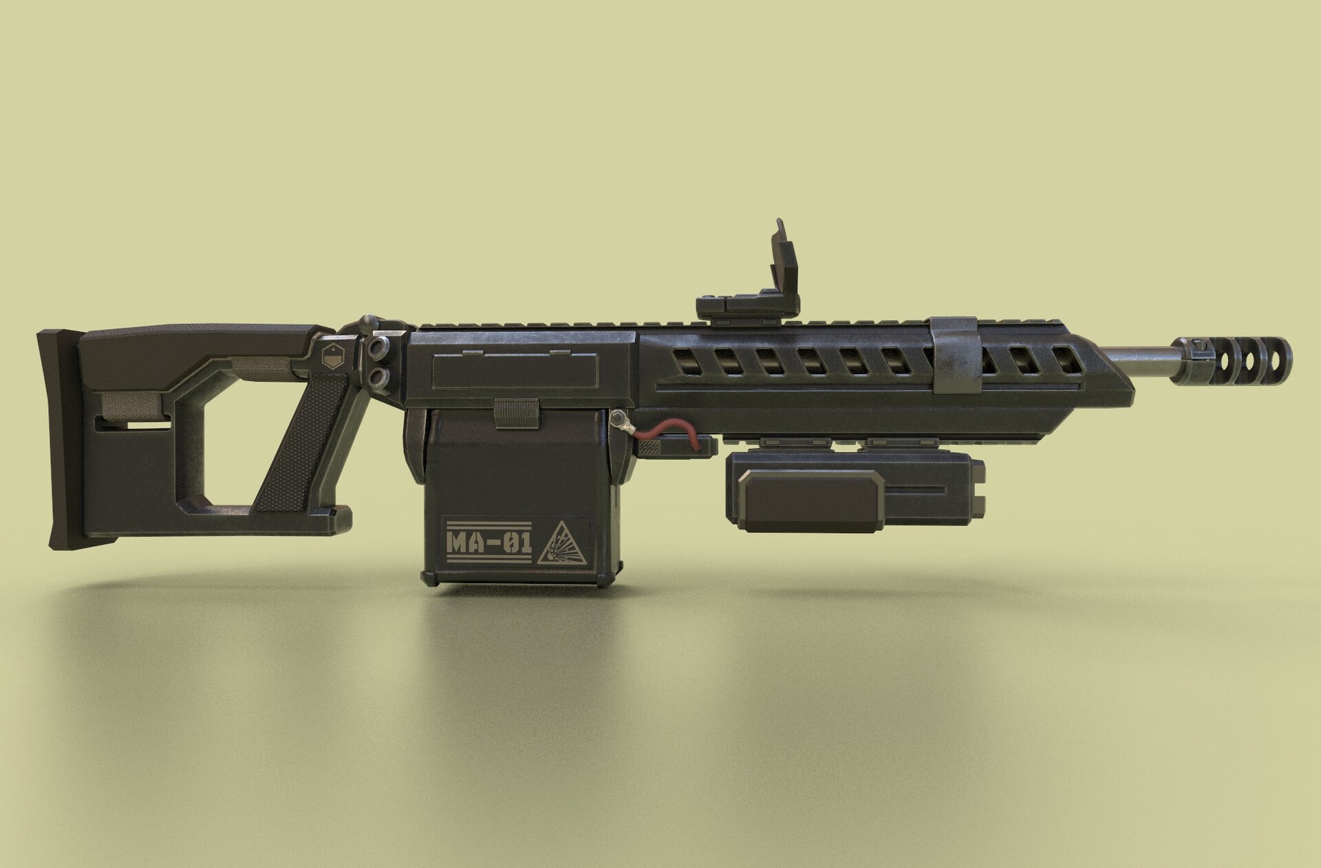 ArtStation - Onslaught HERO Assault Rifle