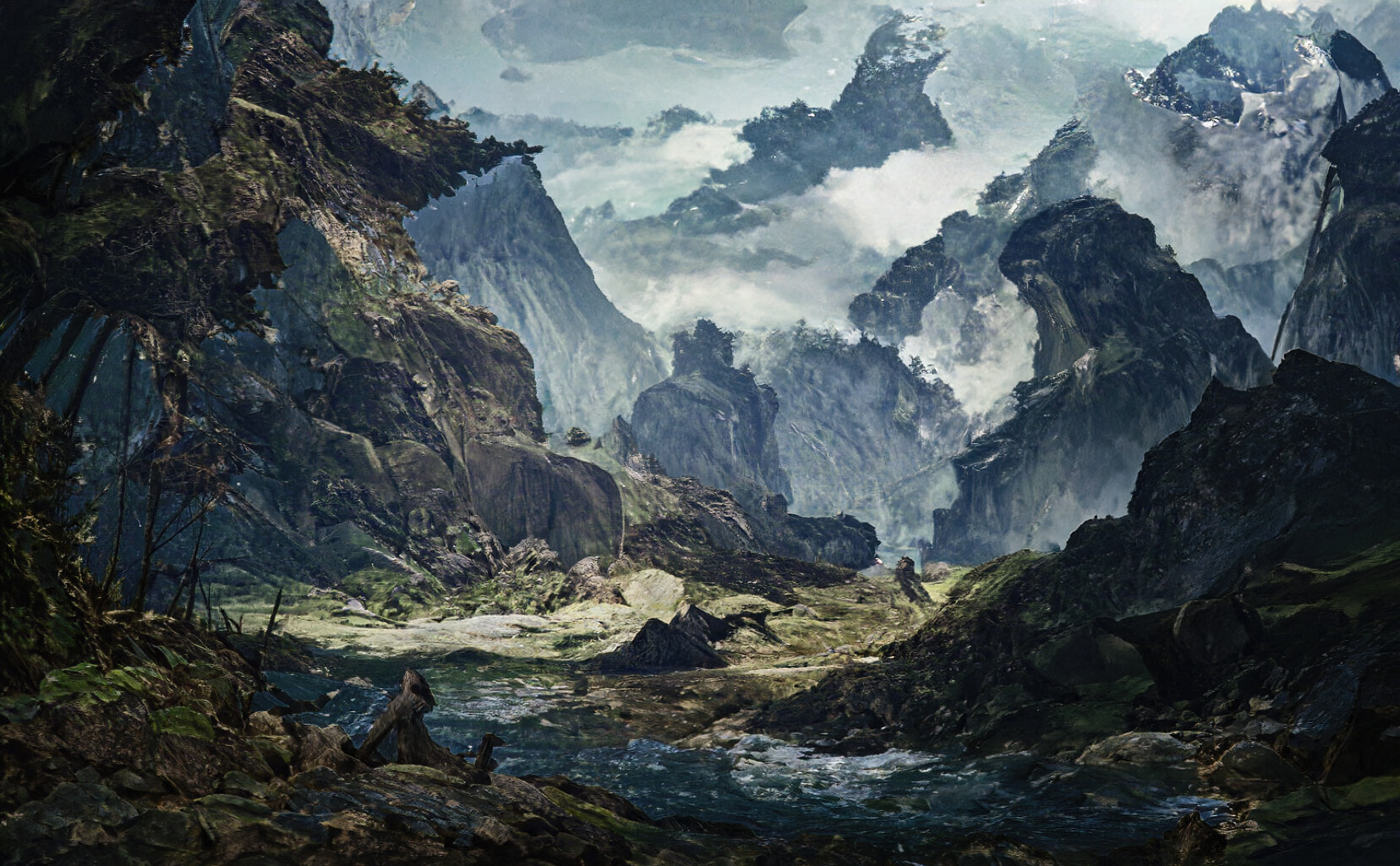 ArtStation - crag at the top