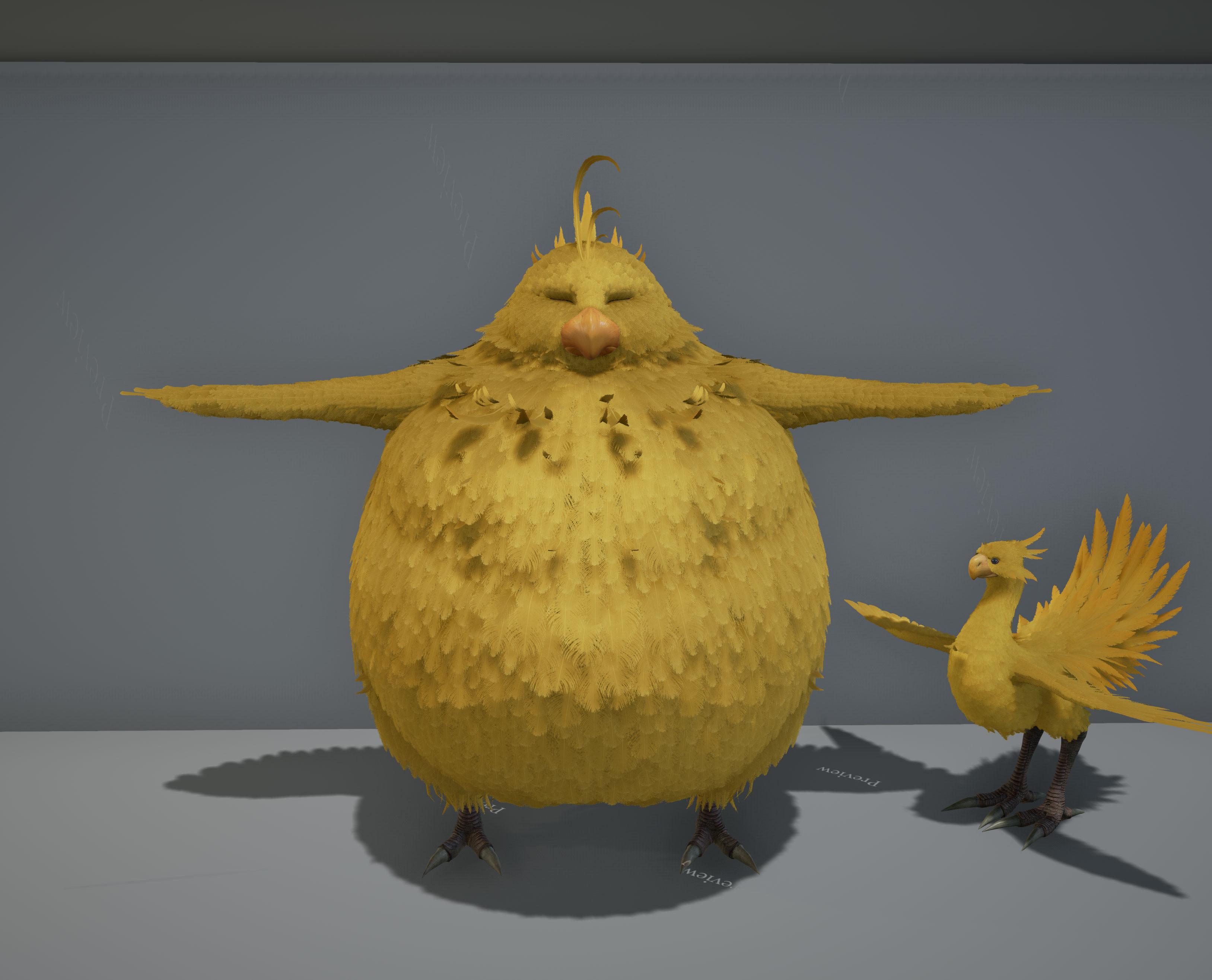 fat chocobo mount