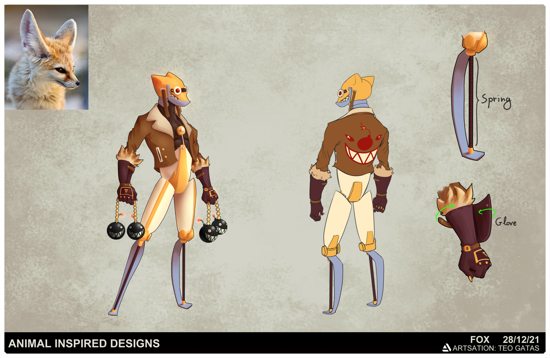 ArtStation - Fox Inspired Character Design