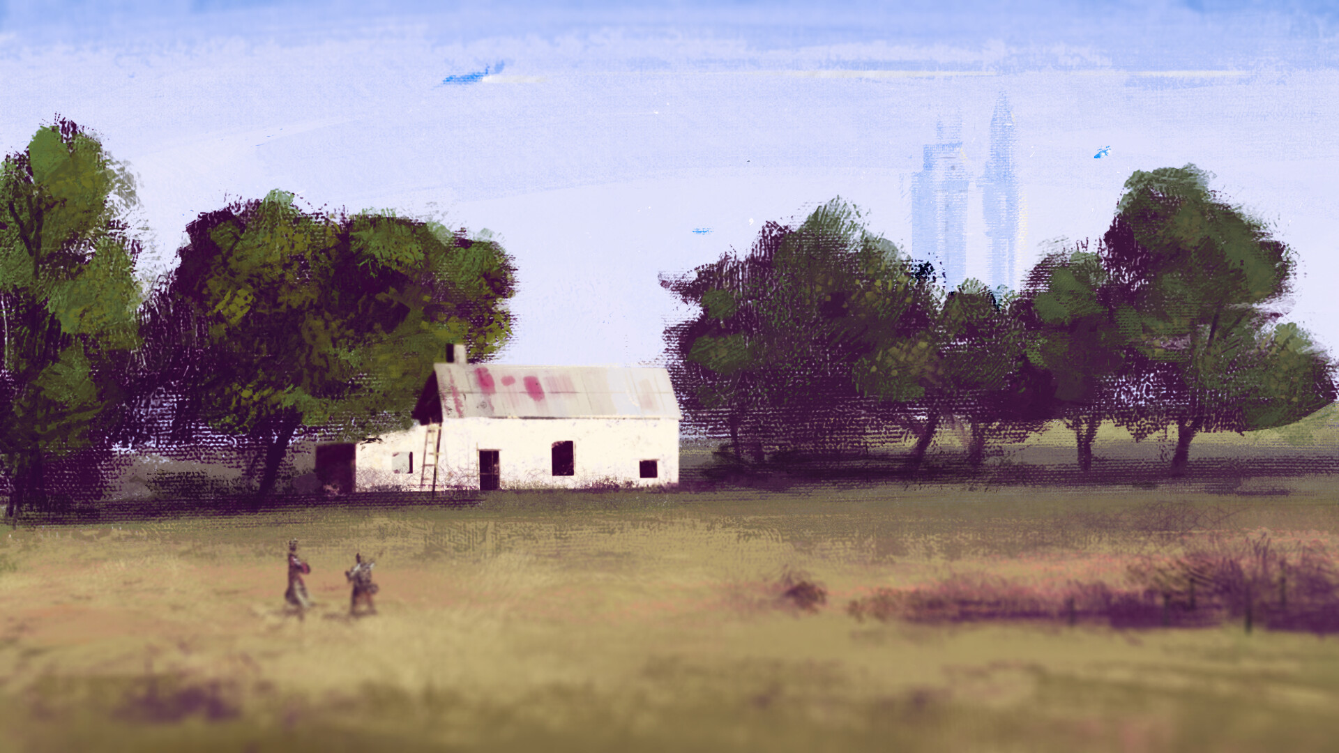 ArtStation - landscape color study