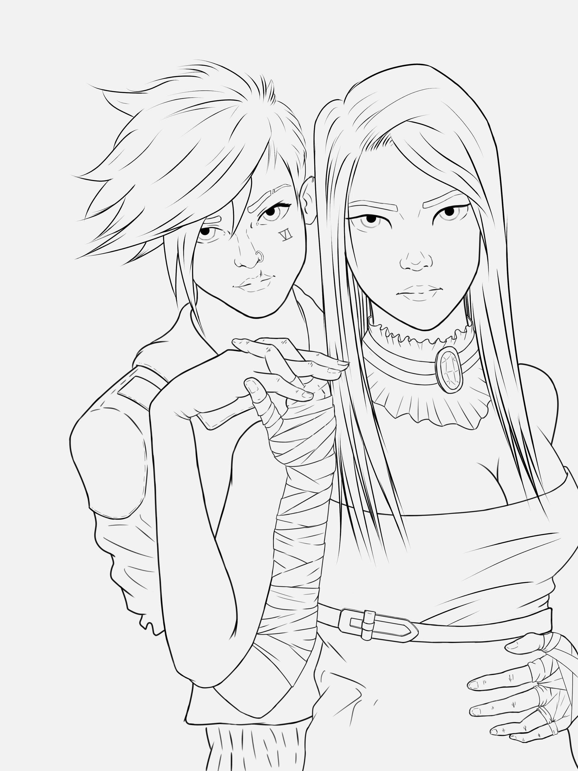 vi arcane coloring pages