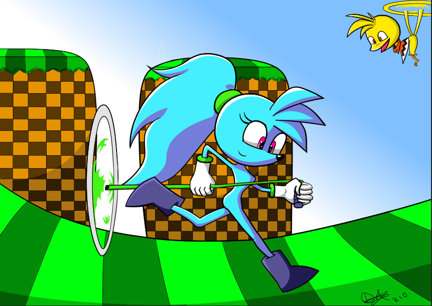 ArtStation - Spaicy Sonic fanart