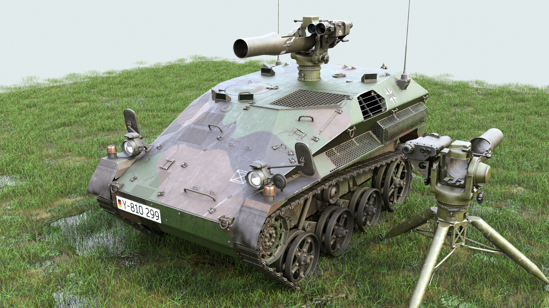 ArtStation - [WIP] wiesel1 and M220 TOW launcher