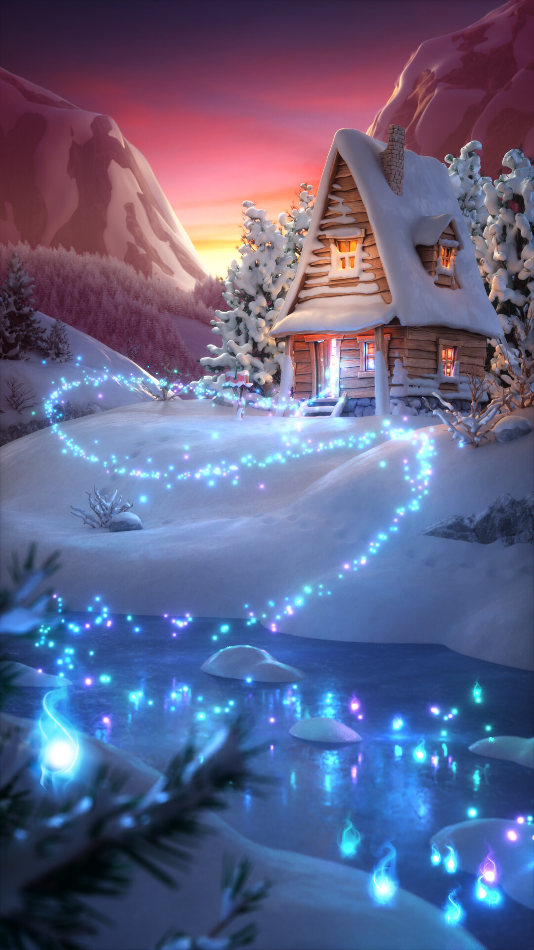 Giulia Filippini - Winter Cabin - Will-o'-the-wisp