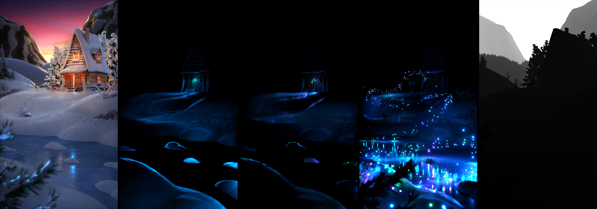 Giulia Filippini - Winter Cabin - Will-o'-the-wisp