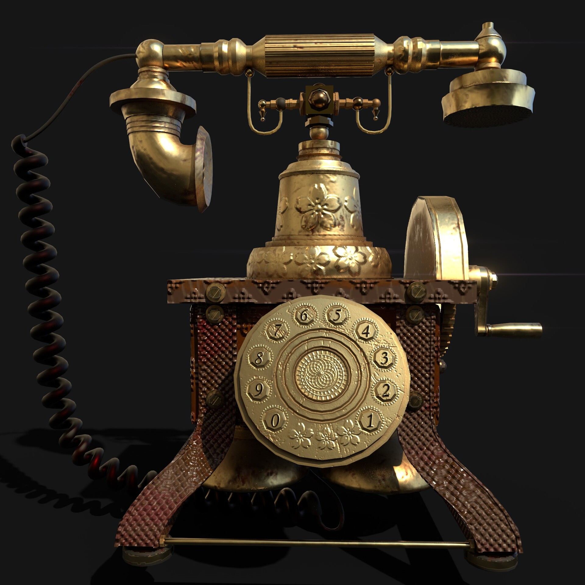 ArtStation - Antique Telephone