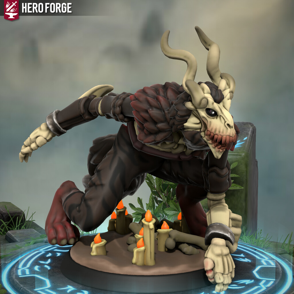 ArtStation - monster in the woods