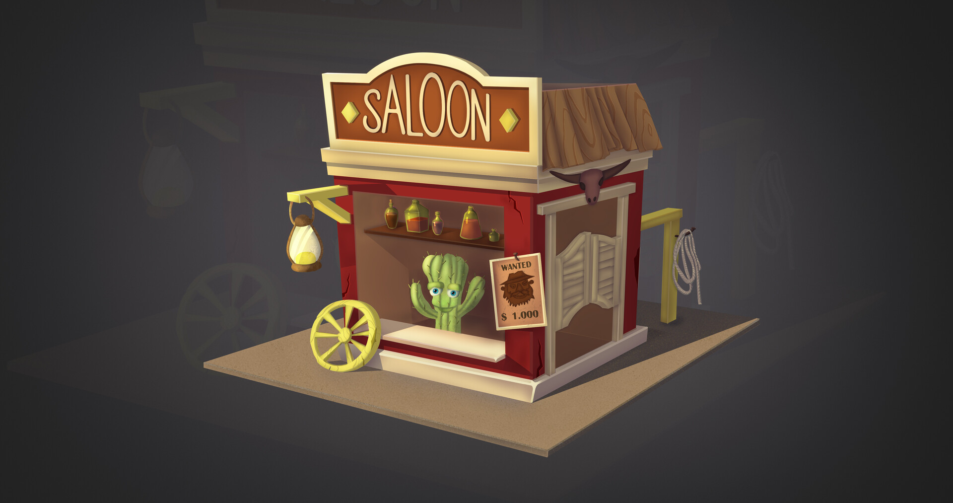 ArtStation - Saloon